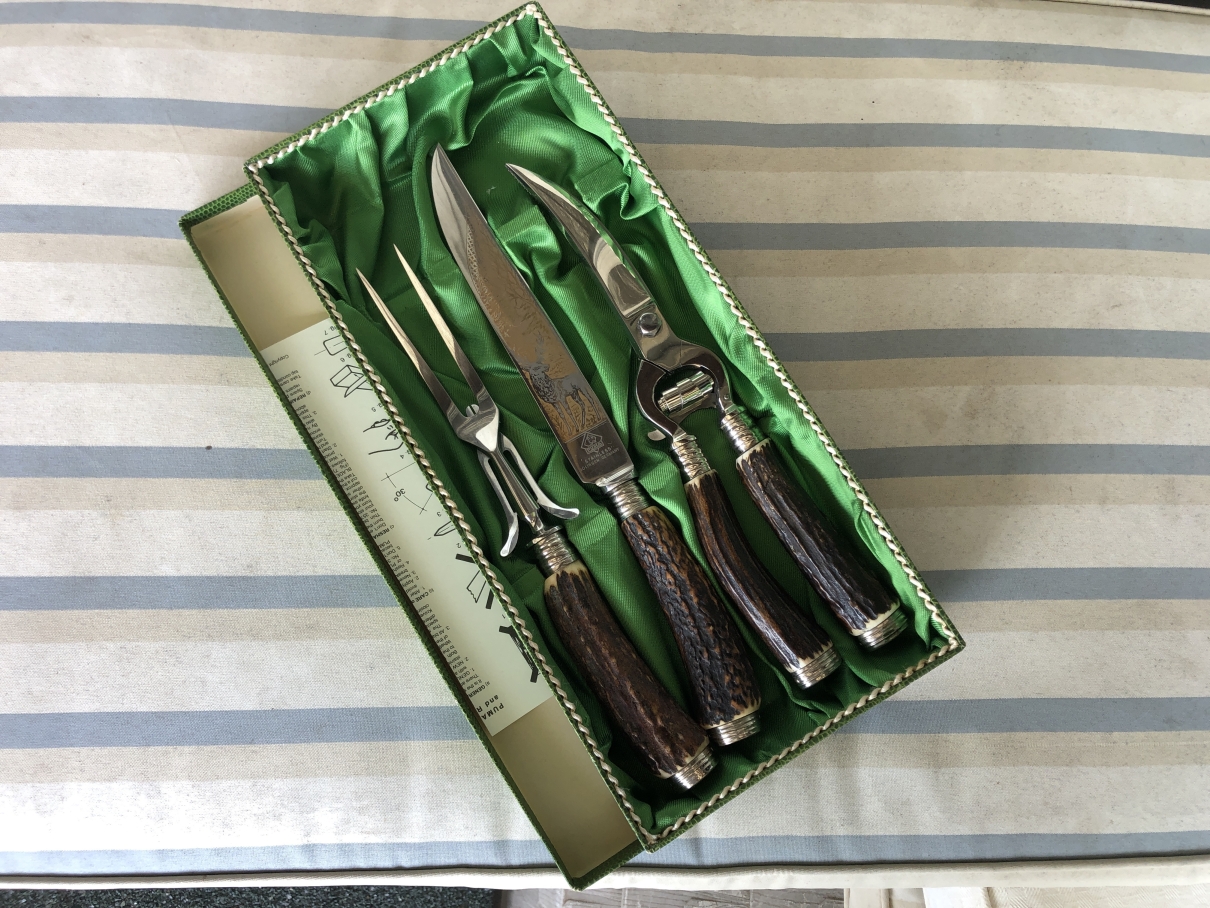Beautiful Mint condition unused 3 Piece Puma Germany Carvery Set ...