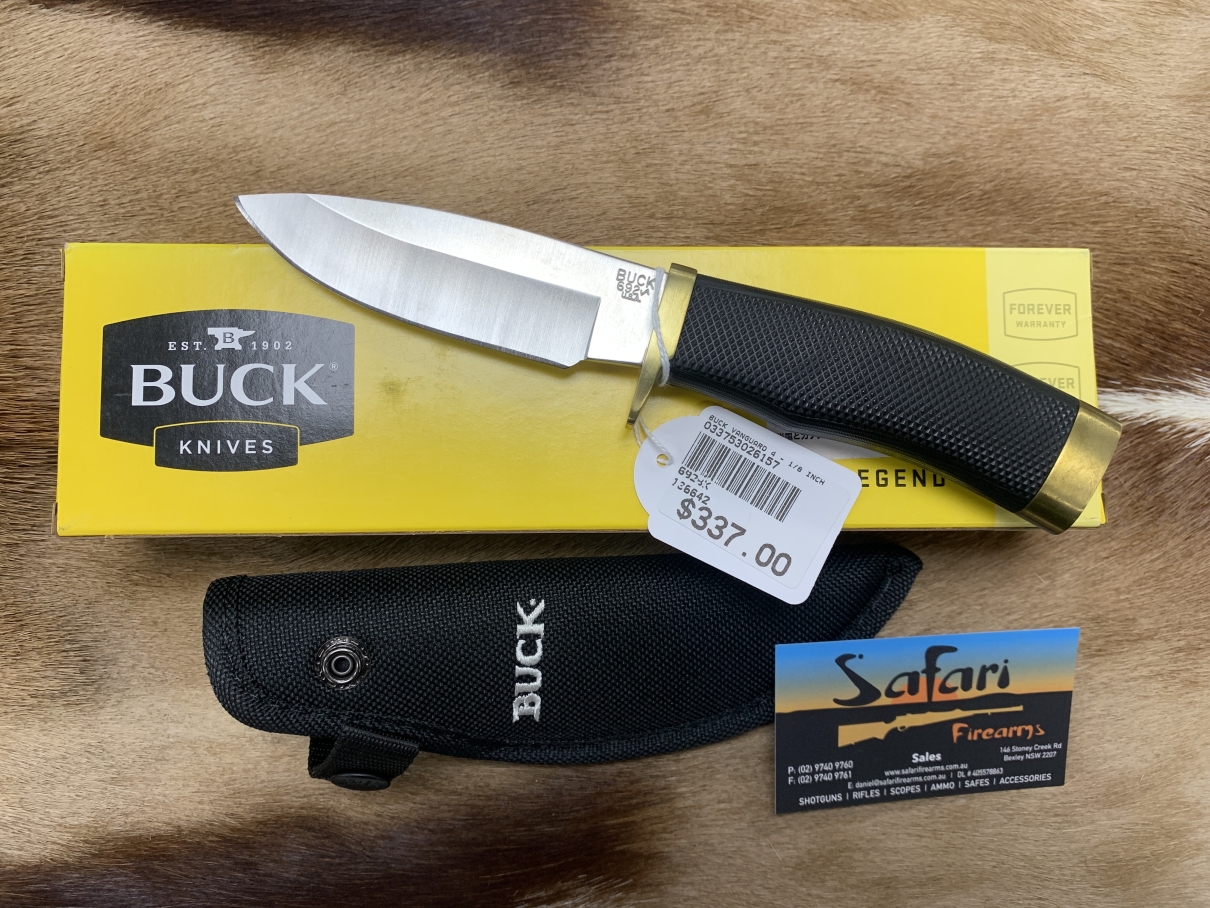 Buck USA Made Vanguard Model 692BK Fixed Blade Hunting Knife – Blade Trader